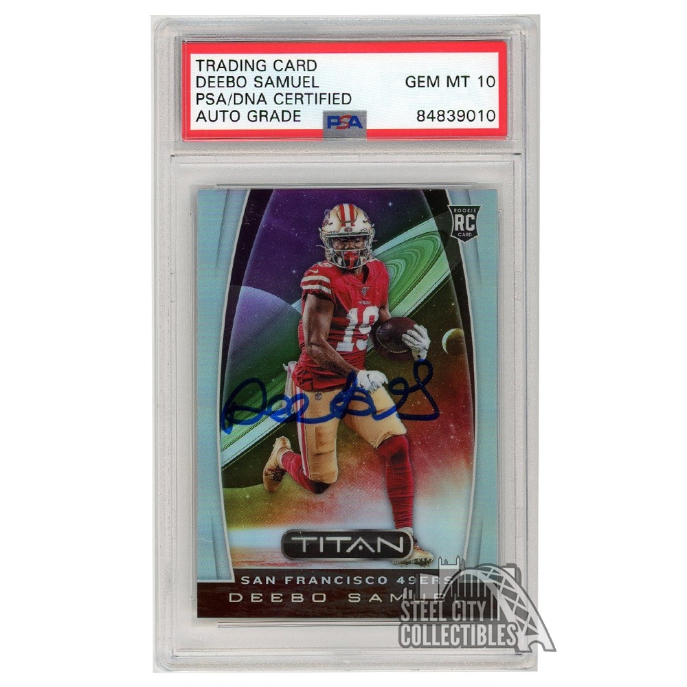 Deebo Samuel 2019 Panini Chronicles Titan Autograph Rookie Card #T19 ...