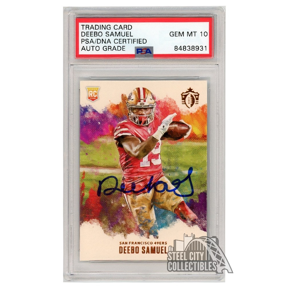 Deebo Samuel 2019 Panini Chronicles Gridiron Kings Autograph RC Card # ...