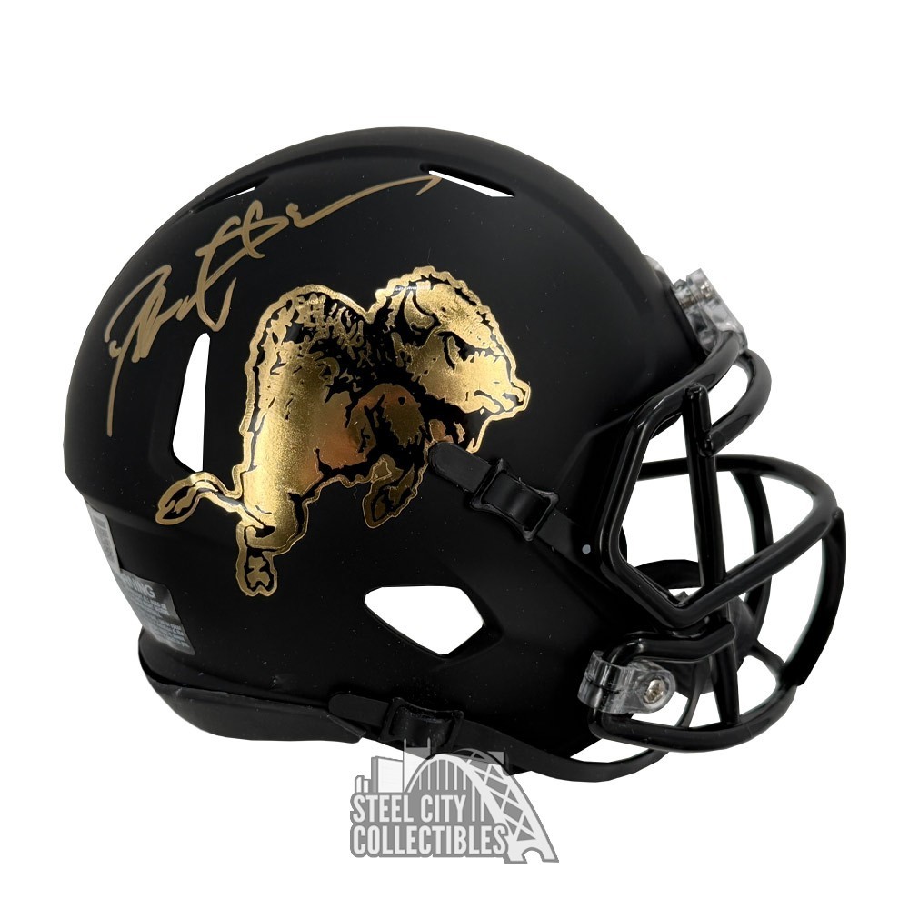 Deion Sanders Autographed Colorado Chrome Buffalo Mini Football Helmet ...
