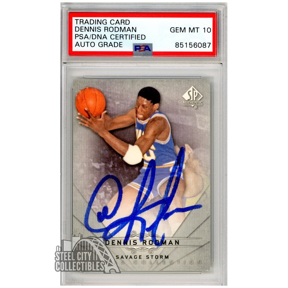 Dennis Rodman 2012-13 SPA Canvas Collection Autograph Card #CC-14 PSA ...