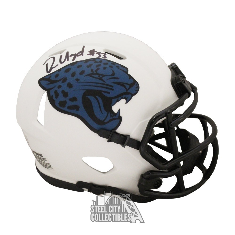 Devin Lloyd Autographed Jacksonville Lunar Eclipse Mini Football Helmet ...
