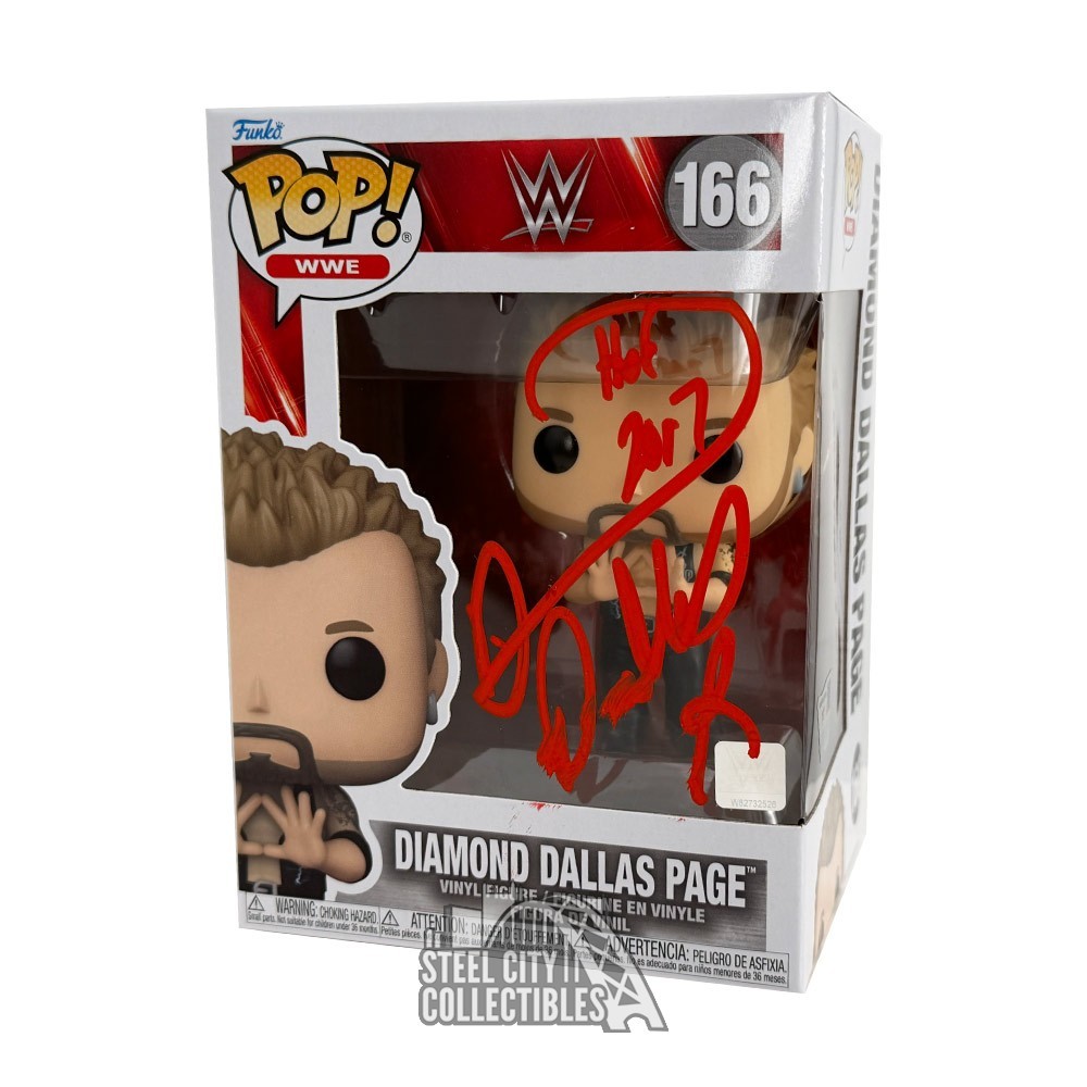Diamond Dallas Page Autographed WWE Funko Pop - Fanatics (Smeared Auto ...