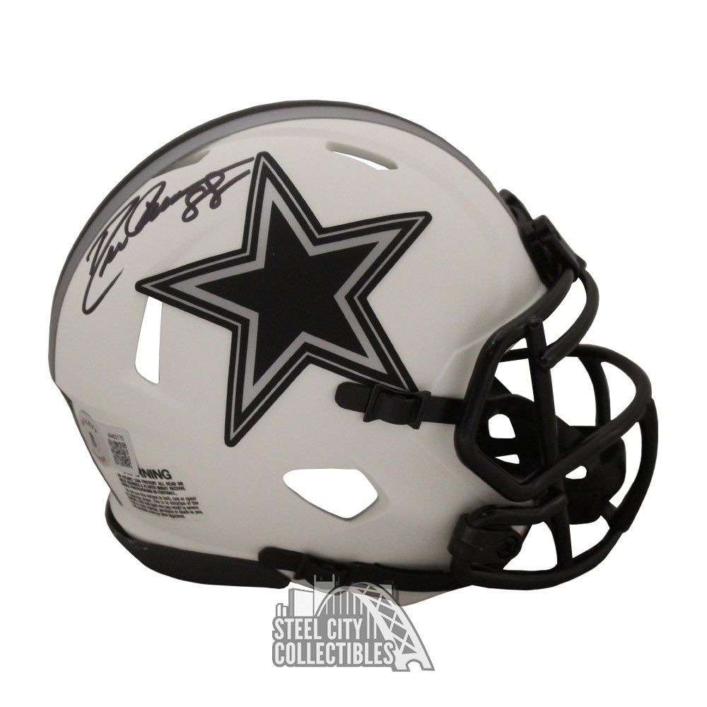 Drew Pearson Autographed Dallas Lunar Eclipse Mini Football Helmet ...