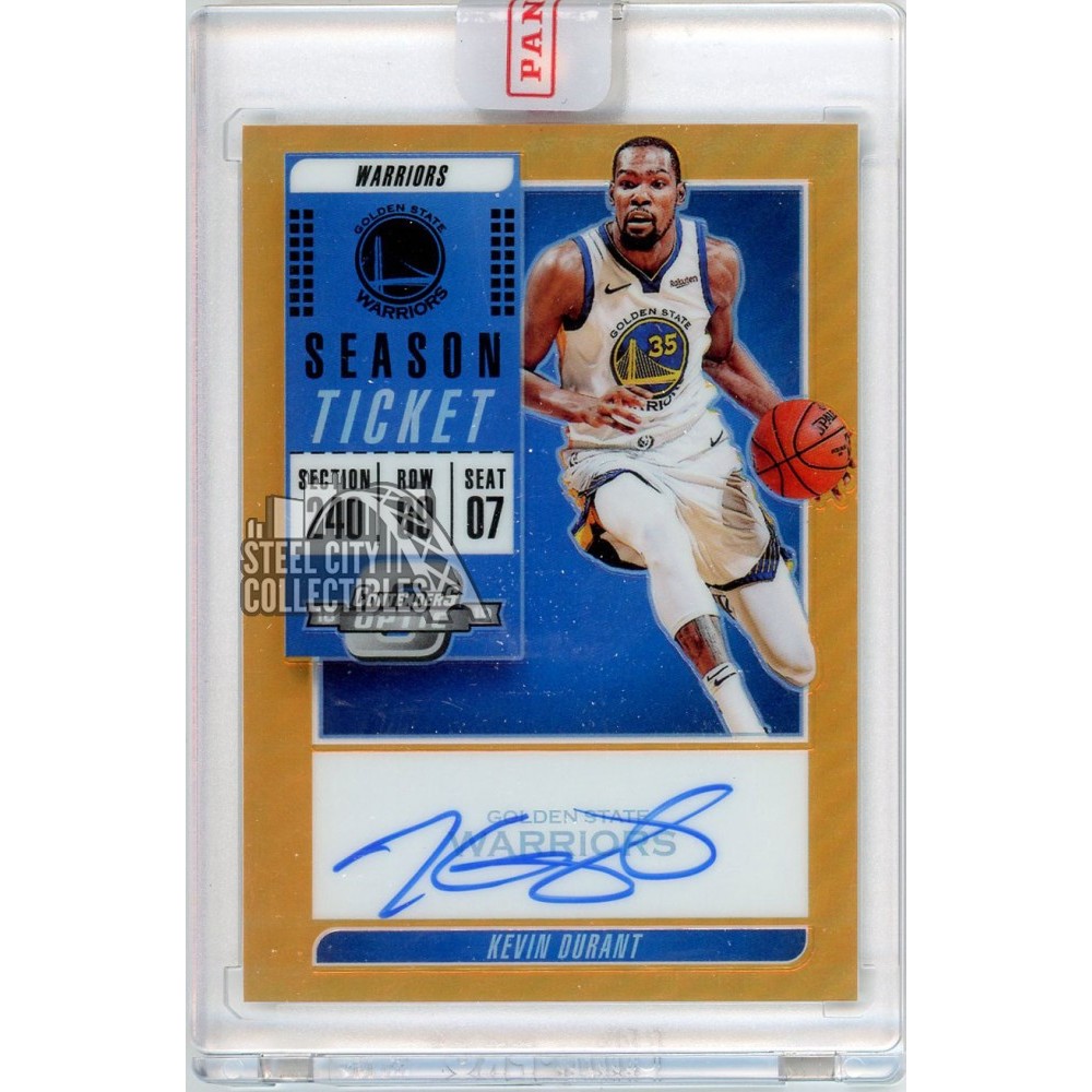 Kevin Durant 2018-19 Panini Contenders Optic Season Ticket Orange ...