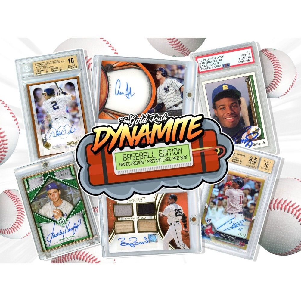 2025 Gold Rush Dynamite Baseball Box | Steel City Collectibles