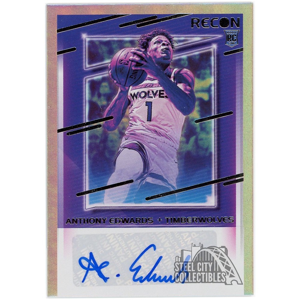Anthony Edwards 2020-21 Panini Recon Rookie Autograph Card #RRS-AED ...