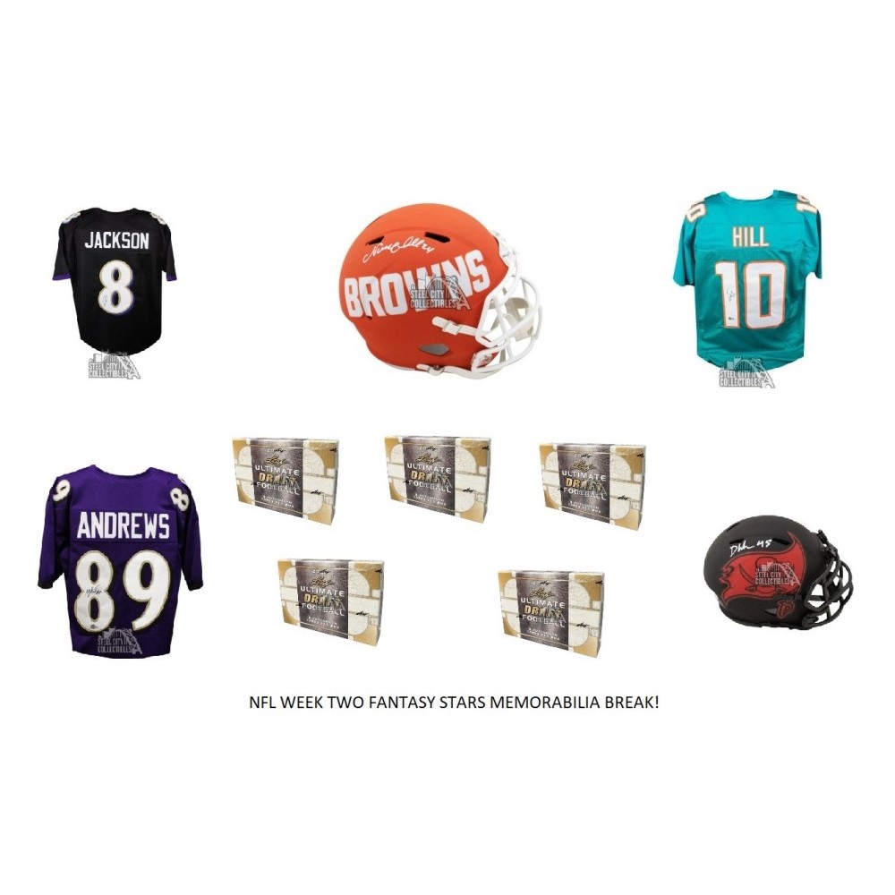 2022 Leaf Ultimate Draft Football Hobby 5-Box Random 2-Hit Group Break ...