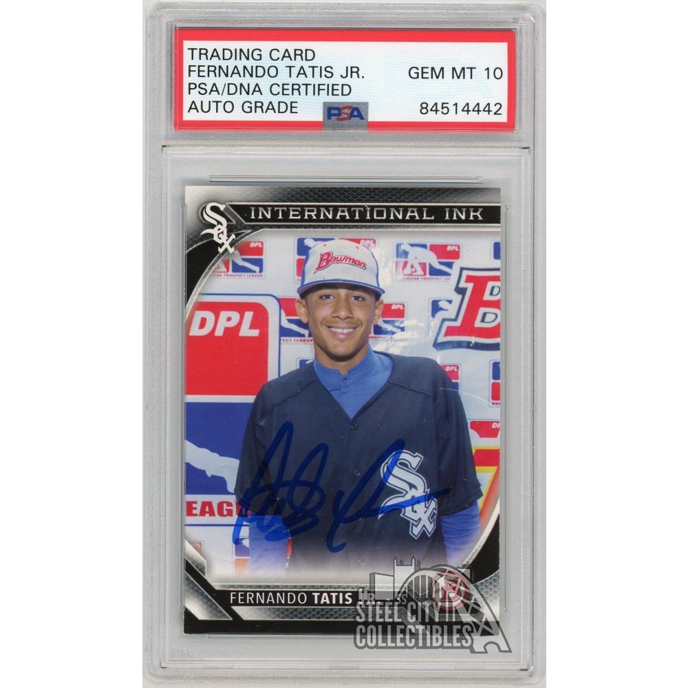 Fernando Tatis Jr 2016 Bowman International Ink Autograph #II-FT - PSA ...