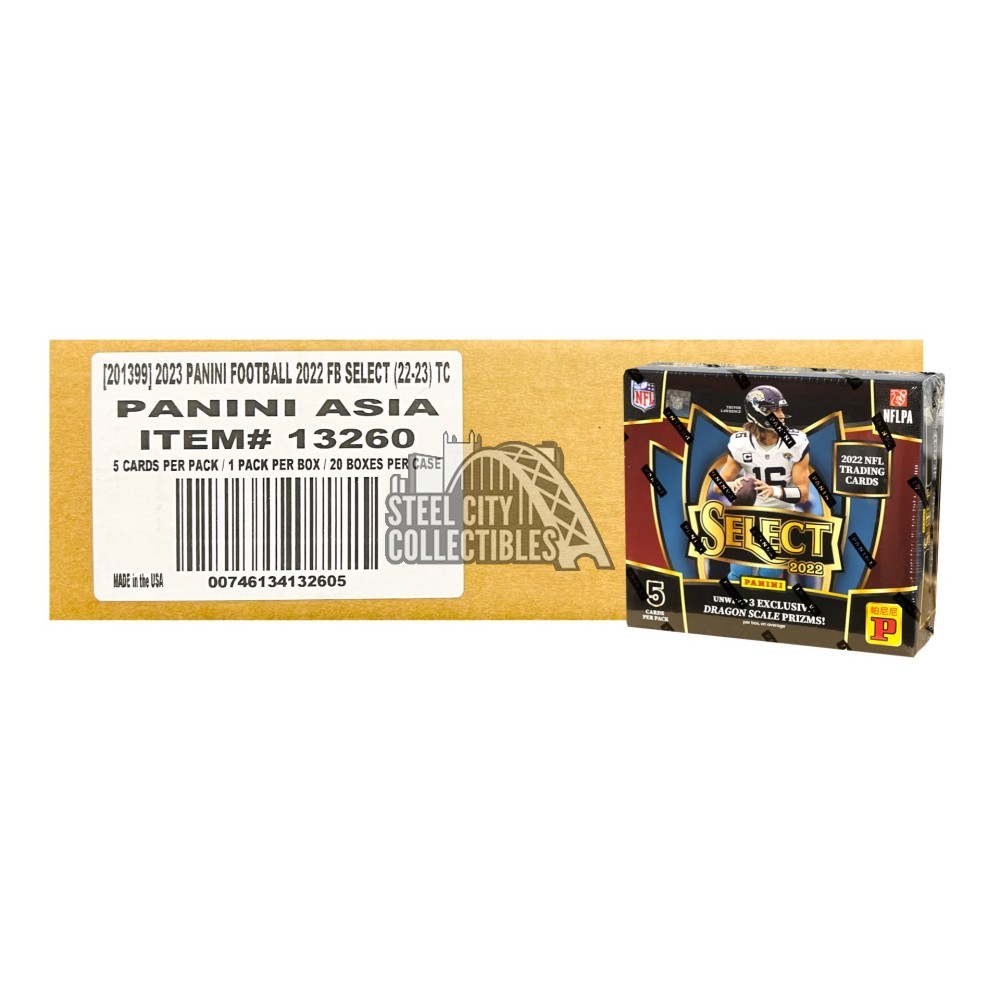 2022 Panini Select Football Asia Tmall 20-Box Case | Steel City ...