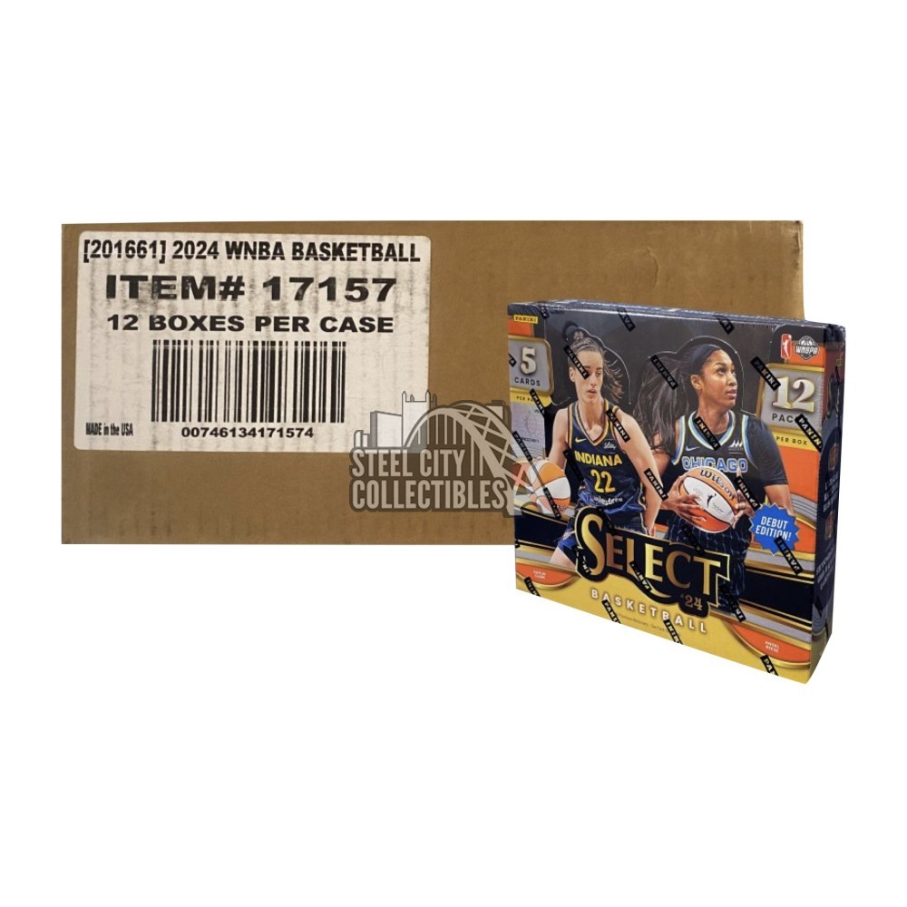 2024 Panini Select WNBA Basketball Hobby 12-Box Case | Steel City ...