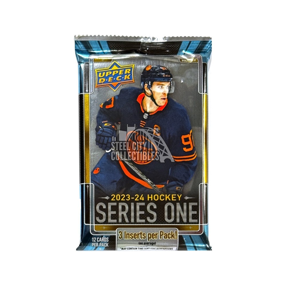 2023-24 Upper Deck Series 1 Hockey Hobby Pack | Steel City Collectibles