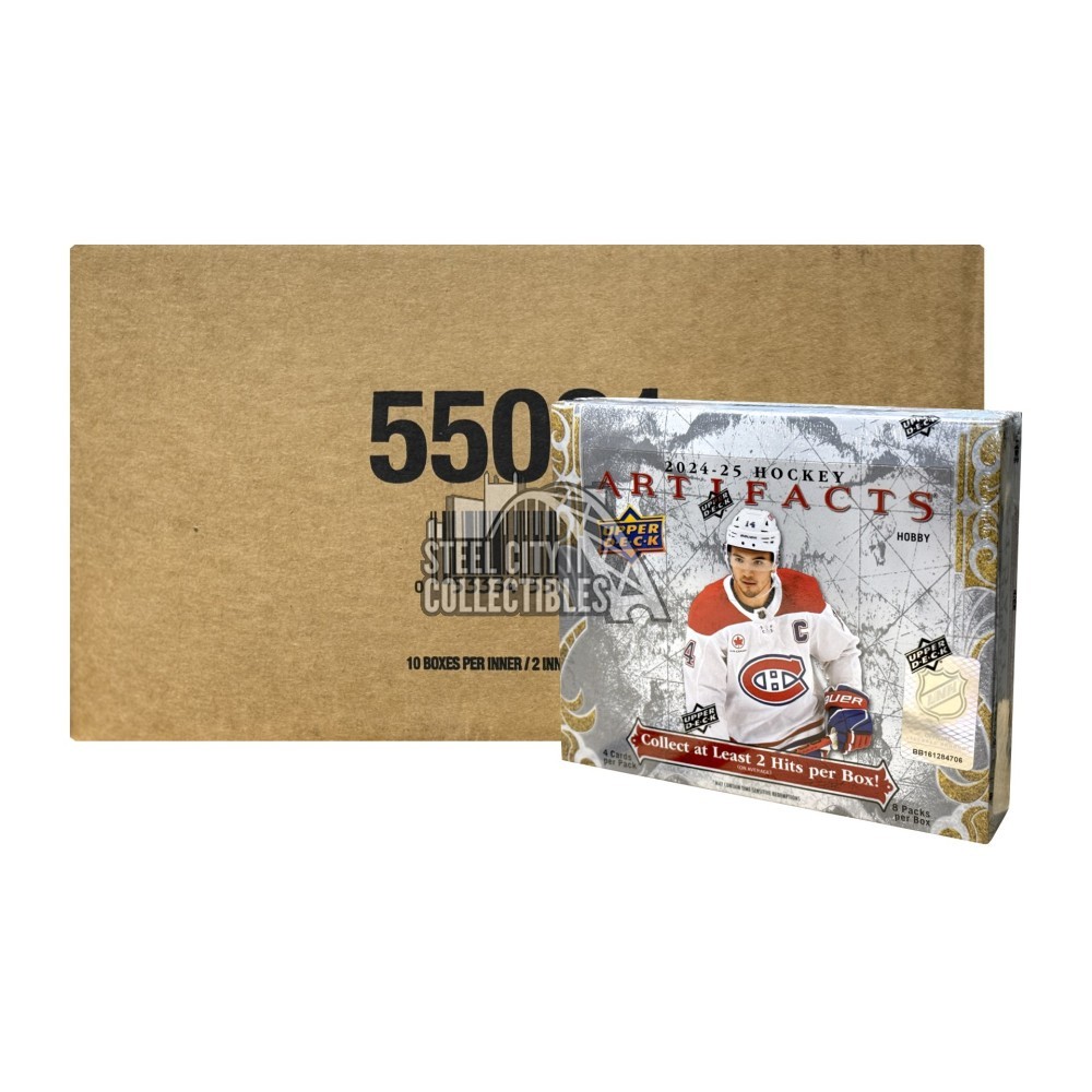 2024-25 Upper Deck Artifacts Hockey Hobby 20-Box Case | Steel City Collectibles