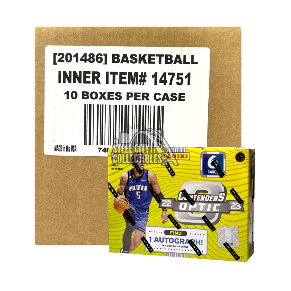 2022-23 Panini Contenders Optic Basketball Hobby 10-Box Case | Steel ...