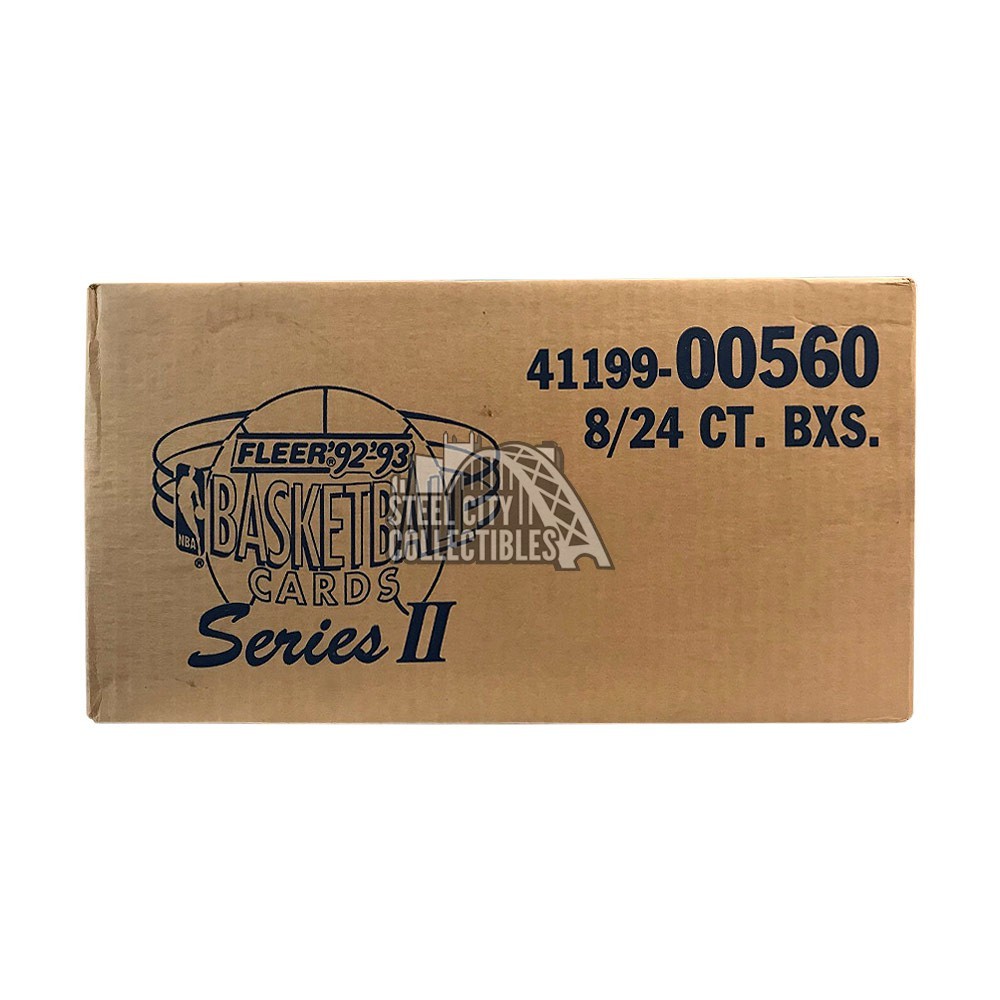 1992-93 Fleer Series 2 Basketball Jumbo Pack 8-Box Case | Steel City ...