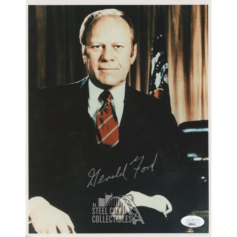 Gerald Ford Autographed 8x10 Office Portrait- JSA | Steel City Collectibles