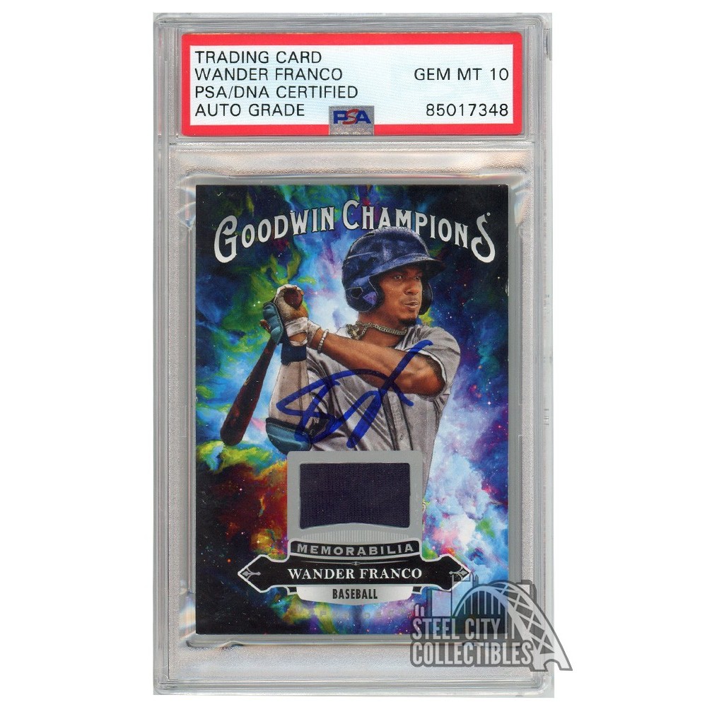Wander Franco 2020 Upper Deck Goodwin Champions Jersey Autograph Card # ...
