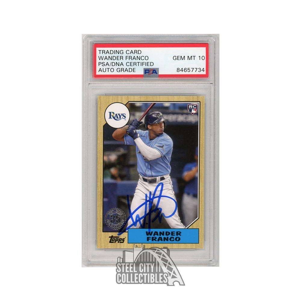 Wander Franco 2022 Topps 35th Anniversary Throwback Autograph RC Card # ...