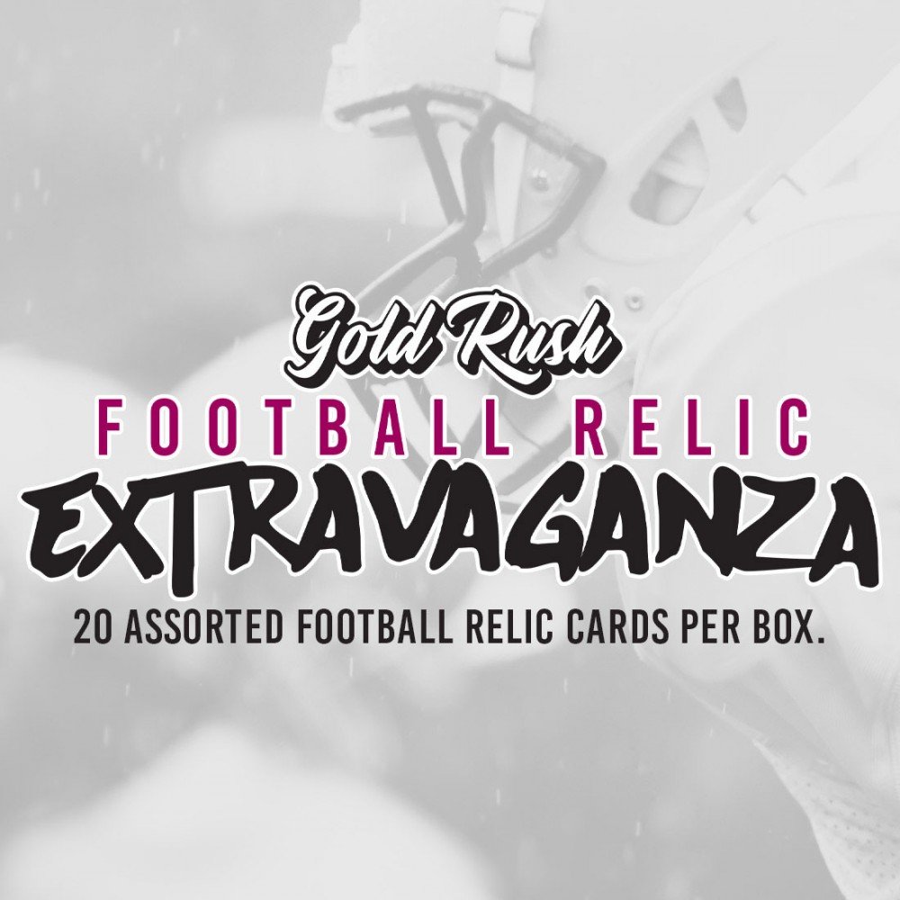 Gold Rush Extravaganza Football Relic 20-Card Box | Steel City Collectibles