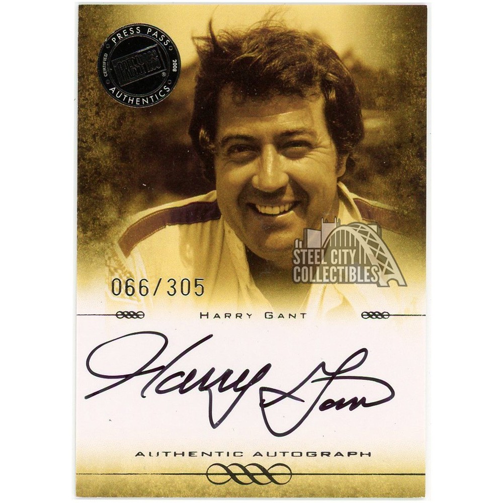Harry Gant 2008 Press Pass Legends Autograph Card /305 | Steel City ...