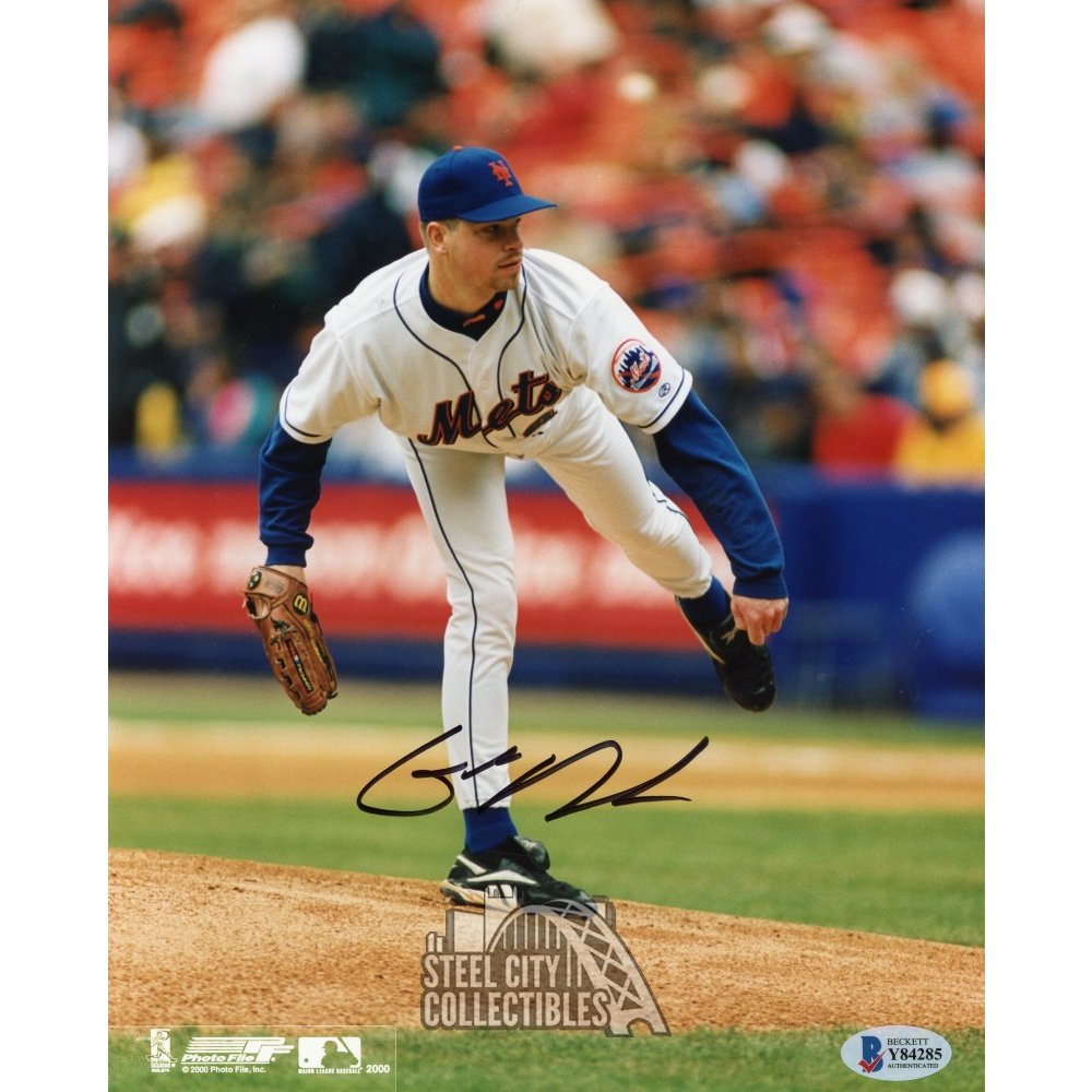 Glendon Rusch Autographed New York Mets 8x10 Photo - BAS COA | Steel ...