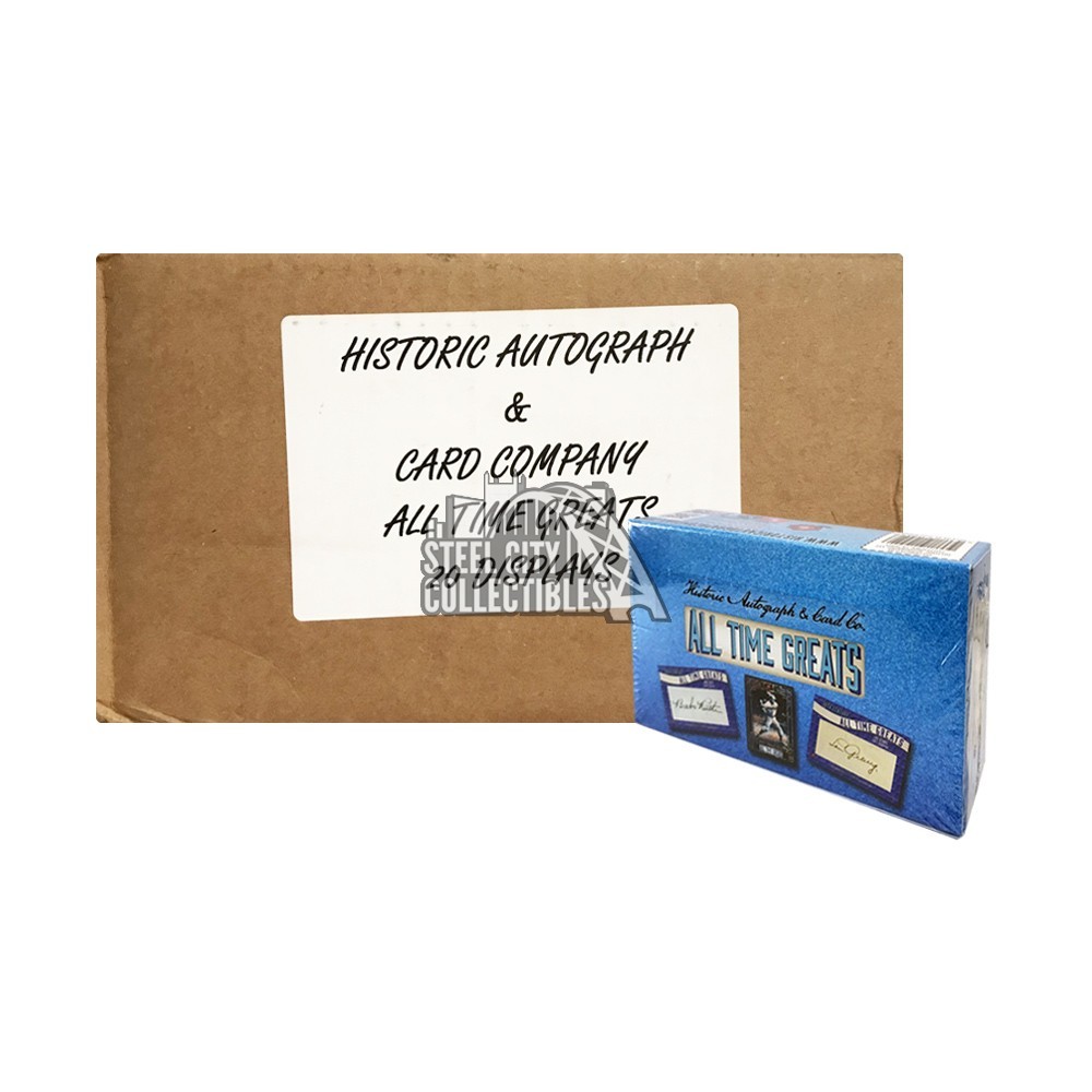 2024 Historic Autographs All Time Greats Baseball 20-Box Case | Steel ...