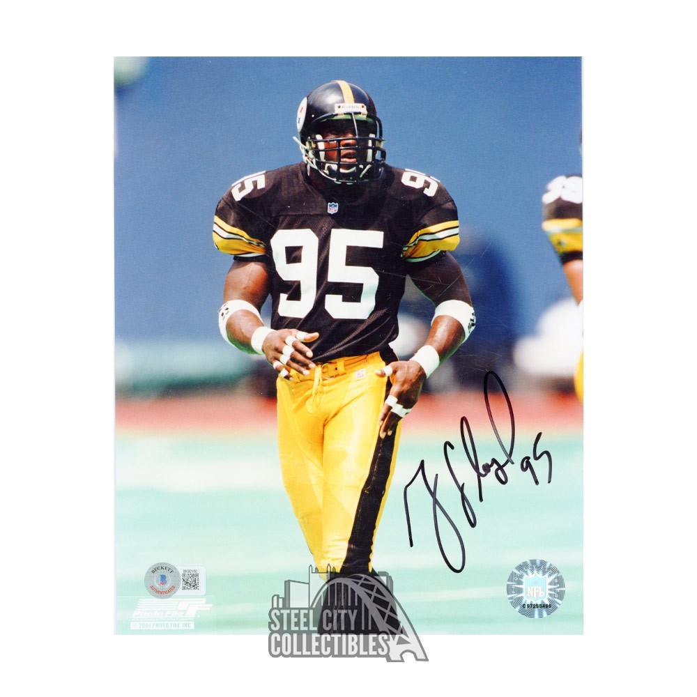 Greg Lloyd Autographed Pittsburgh Steelers 8x10 Photo - BAS (Black Ink ...