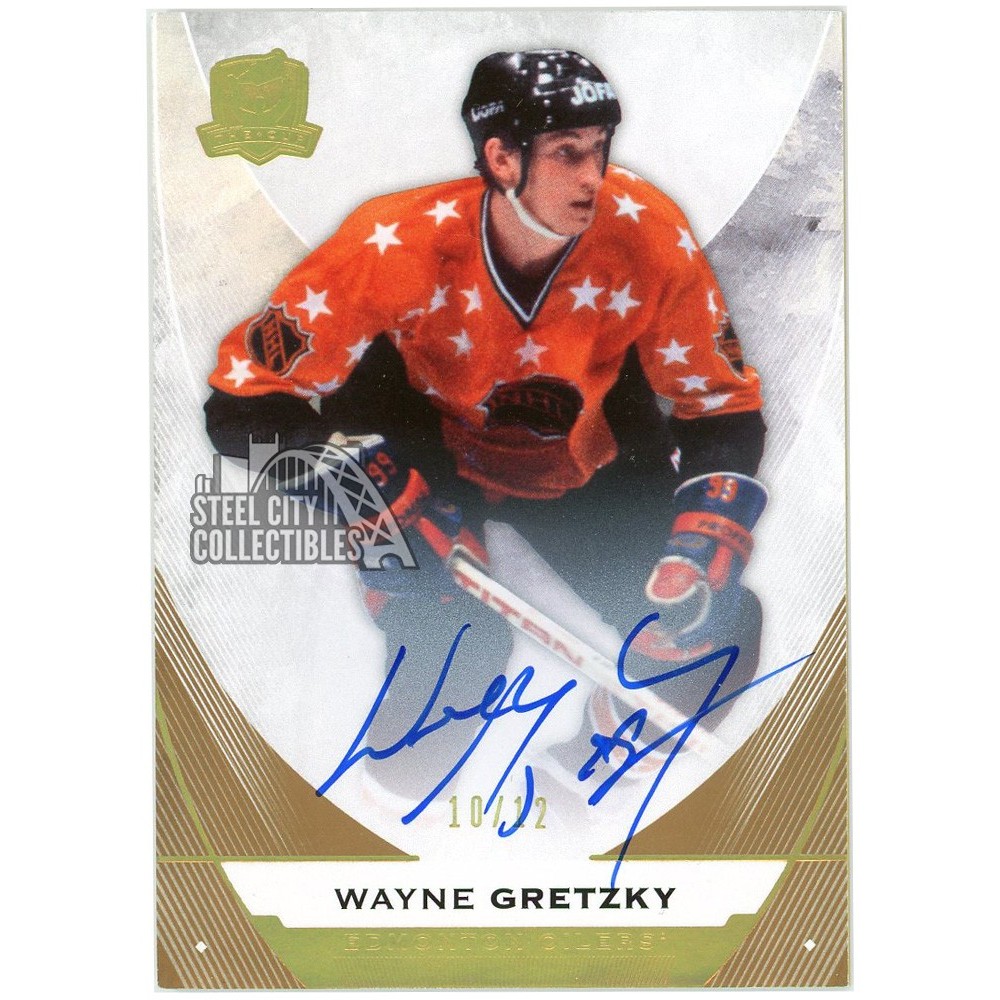 Wayne Gretzky 2015-16 Upper Deck The Cup All-Star Autograph Card #1 10/ ...