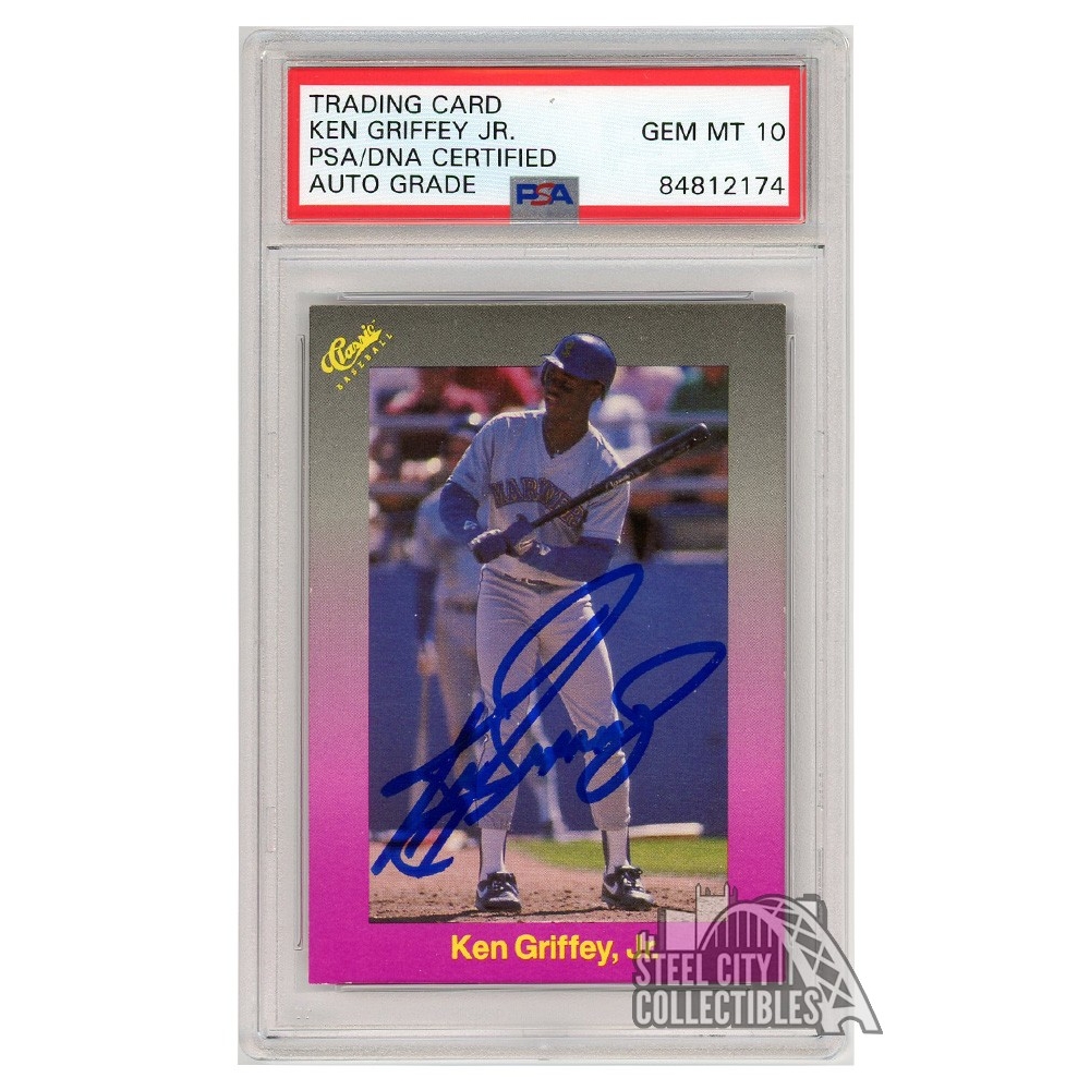 Ken Griffey Jr 1989 Classic Travel Autograph Rookie Card #193 PSA/DNA ...