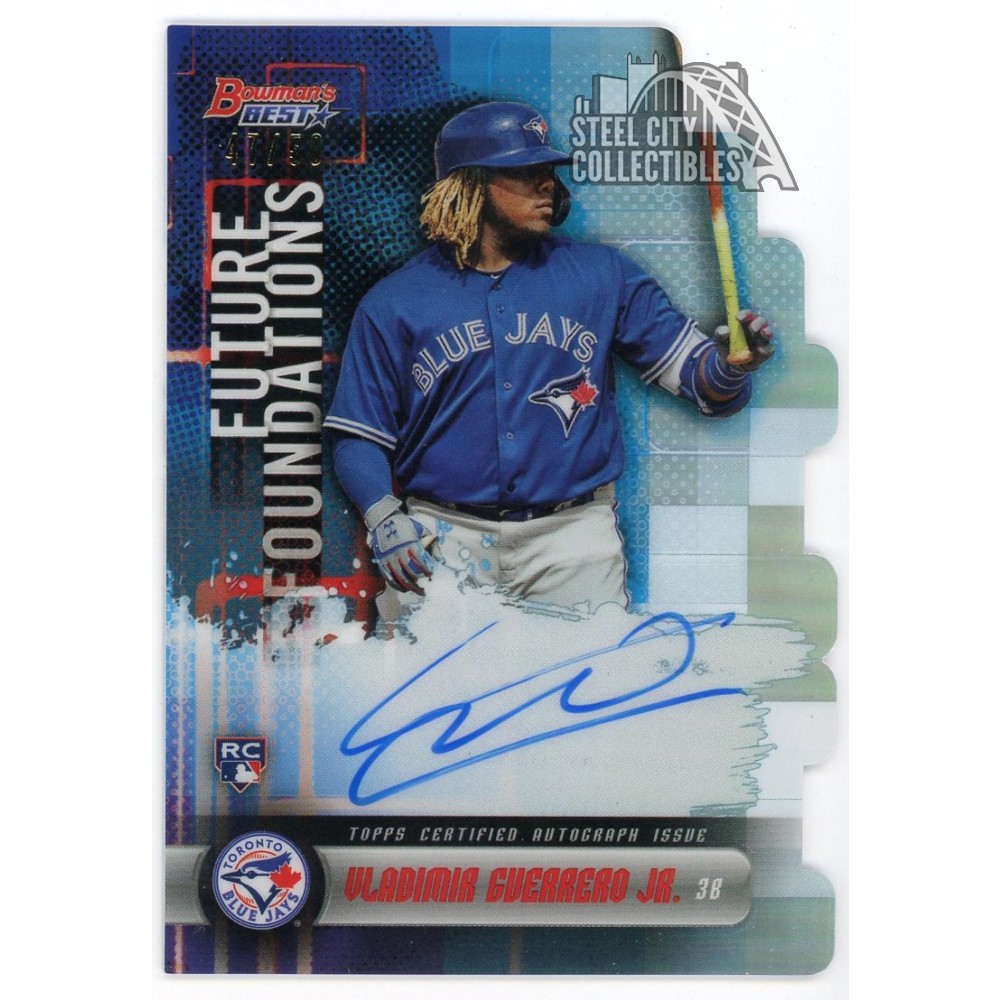 Vladimir Guerrero Jr. 2019 Bowman's Best Future Foundations Rookie Auto ...