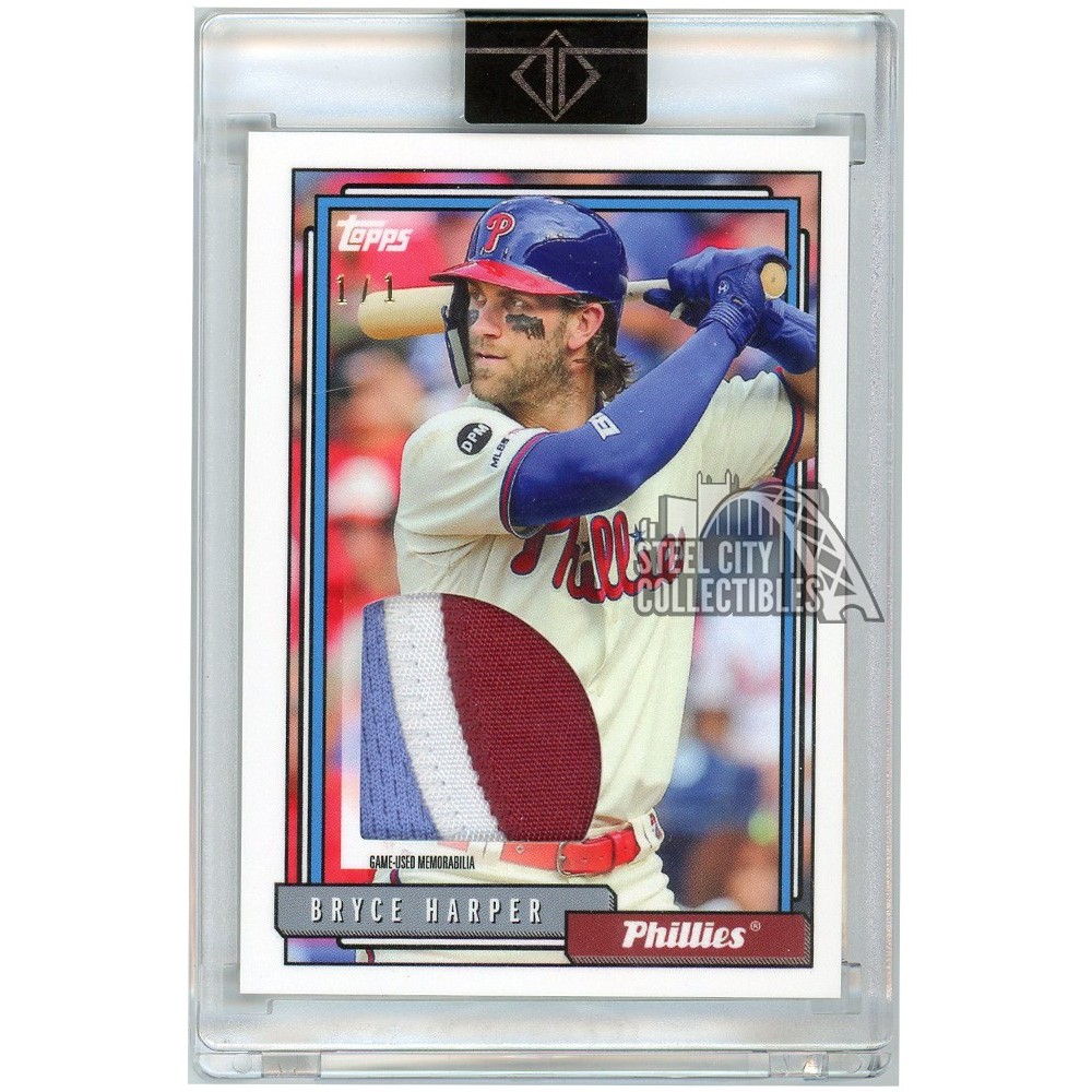 Bryce Harper 2021 Topps Transcendent VIP Party 1992 Game-Used Patch ...
