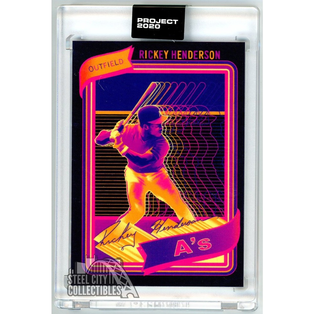 Rickey Henderson Topps Project 2020 Card #21 1980 Topps By Matt Taylor ...