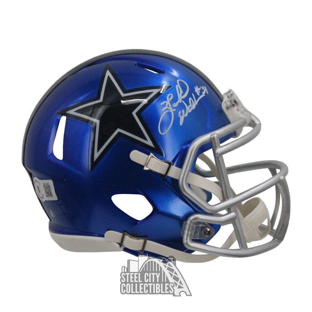 Herschel Walker Autographed Dallas Flash Mini Football Helmet - BAS ...