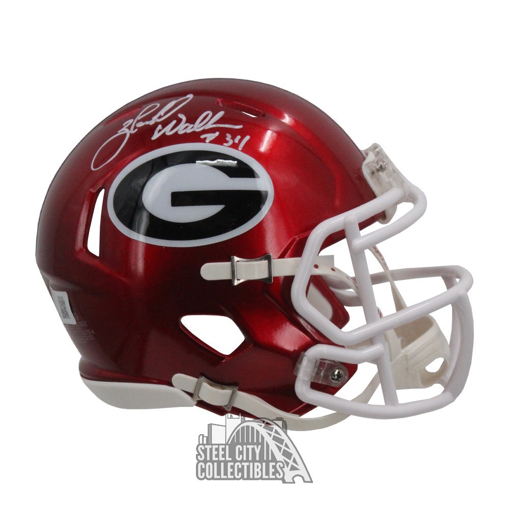 Herschel Walker Autographed Georgia Flash Mini Football Helmet - BAS ...
