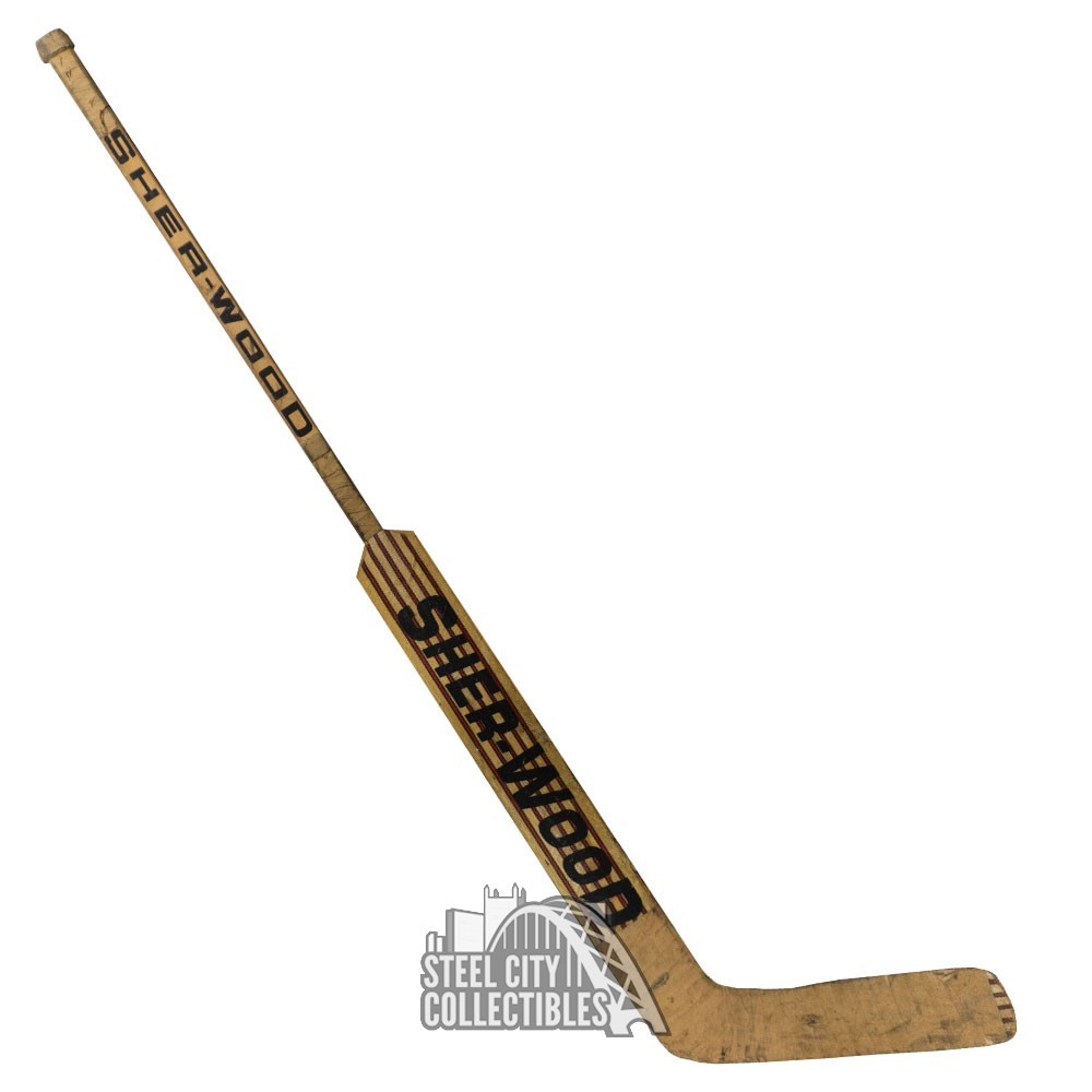 Ron Hextall Game Used Sher-Wood P.M.P 530 Feather-Lite Goalie Stick W ...