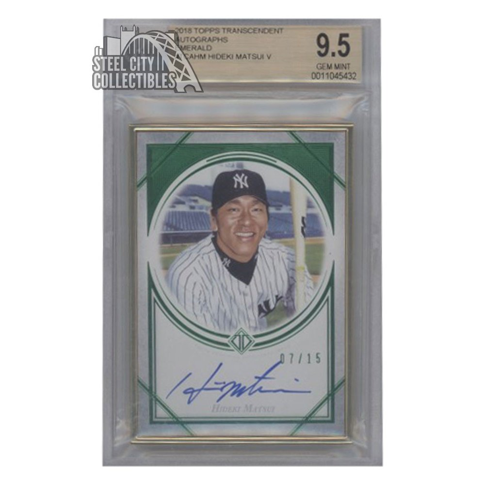 Hideki Matsui 2018 Topps Transcendent Autographed Card 07/15 TCA-HM ...