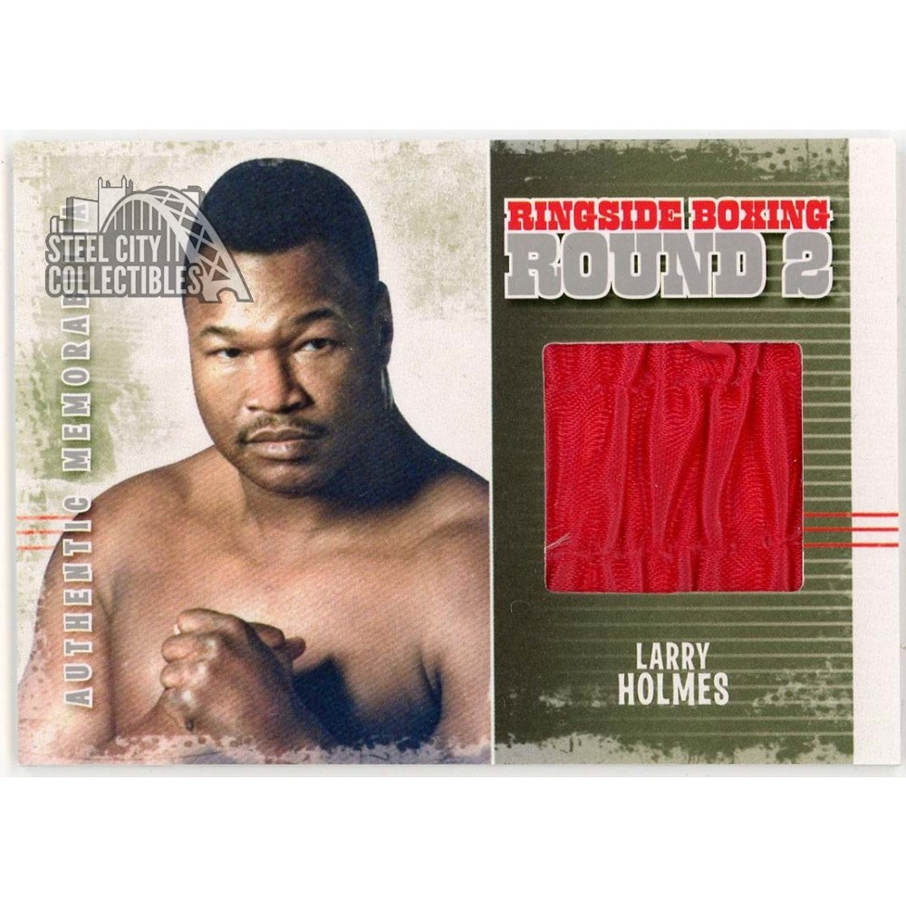 Larry Holmes 2011 ITG Ringside Boxing Silver Trunks Card #AM-50 (Red ...
