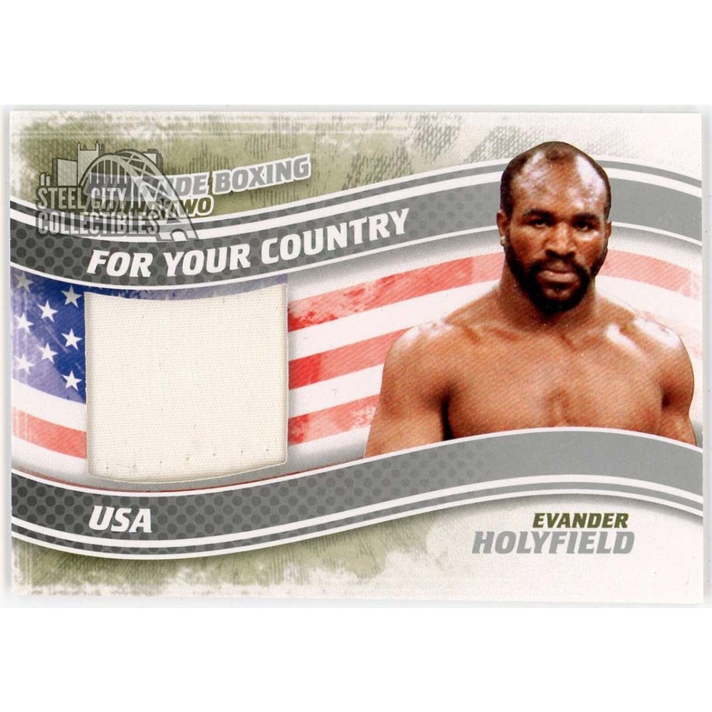 Evander Holyfield 2011 ITG Ringside Boxing For Your Country Silver ...