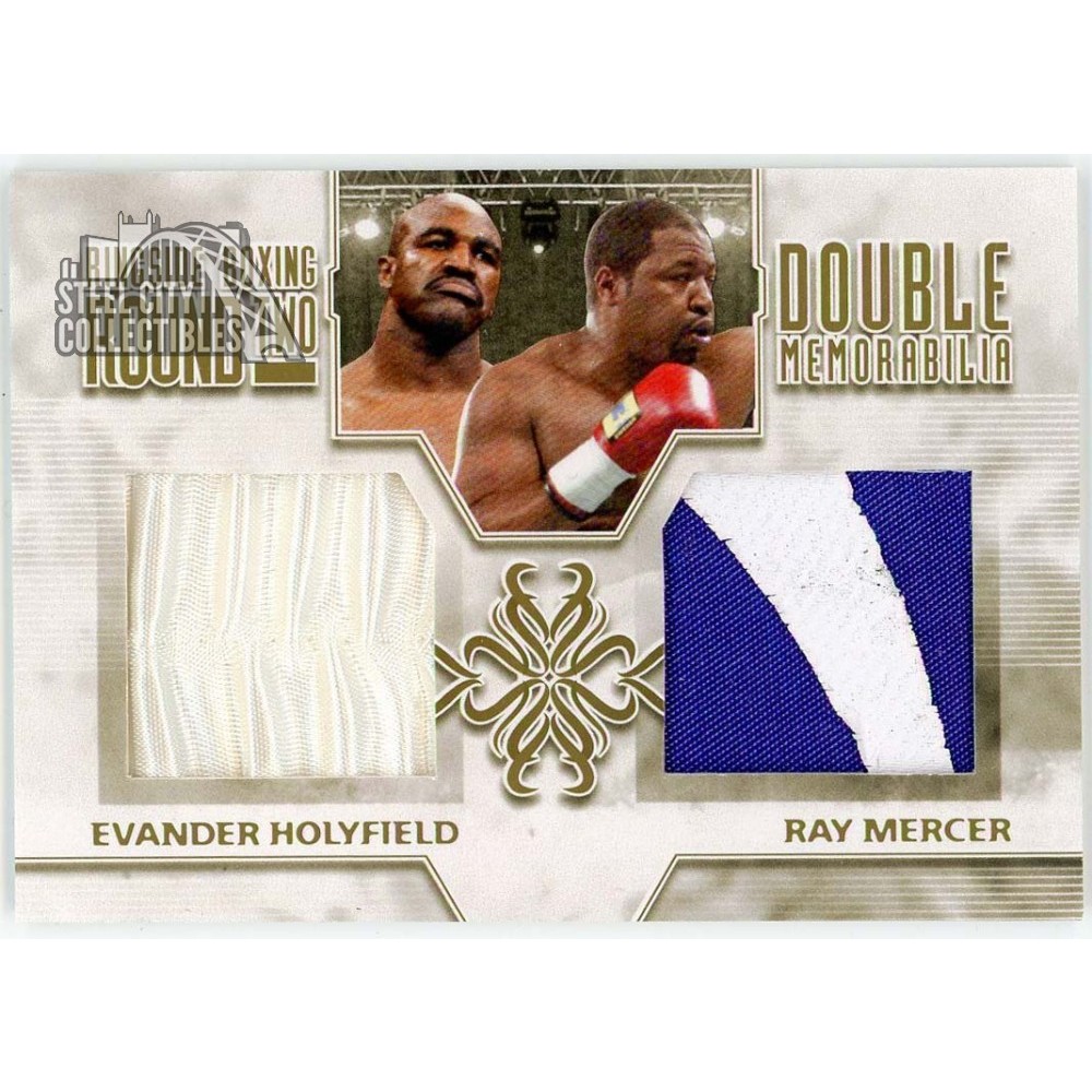 Evander Holyfield Ray Mercer 2011 ITG Ringside Boxing Double ...