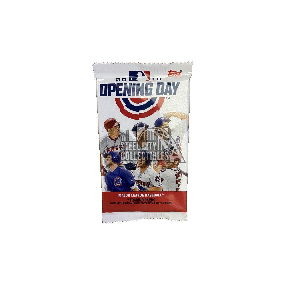 2018 Topps Opening Day Baseball Hobby Pack | Steel City Collectibles