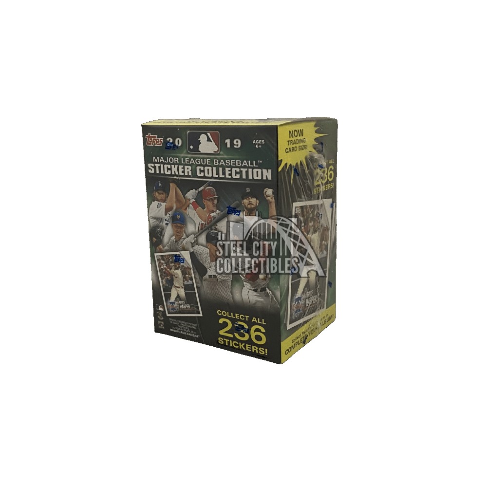 2019 Topps MLB Sticker Collection 10-pack Blaster Box | Steel City ...