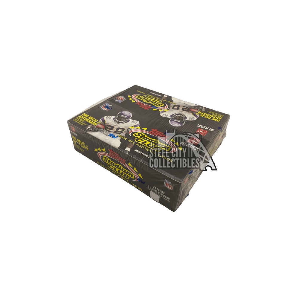 2008 Topps Stadium Club Football 24-pack Retail Box | Steel City ...
