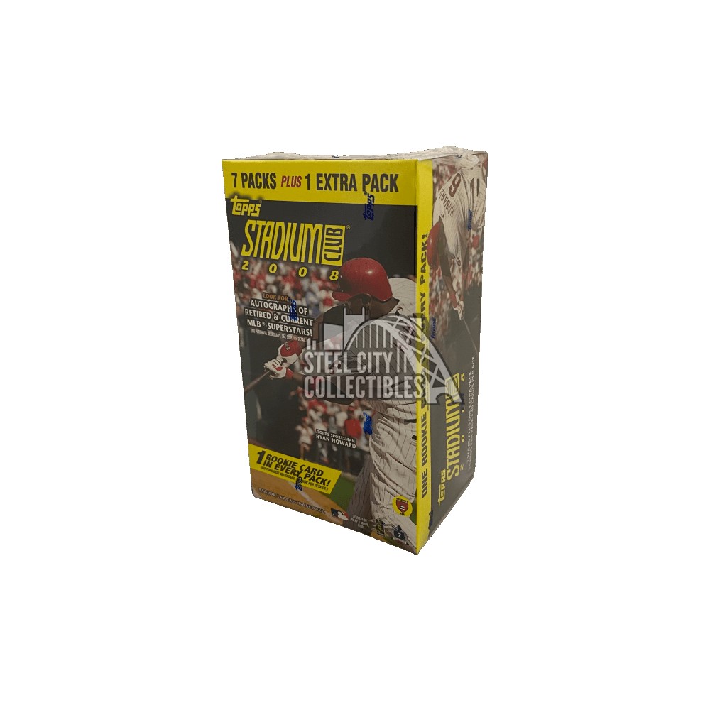 2008 Topps Stadium Club Baseball 7-pack Blaster Box | Steel City ...