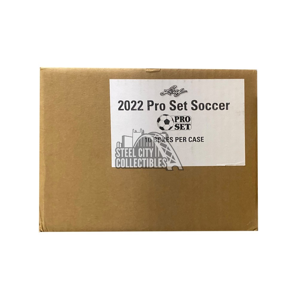 2022 Pro Set Soccer Hobby 10-Box Case | Steel City Collectibles