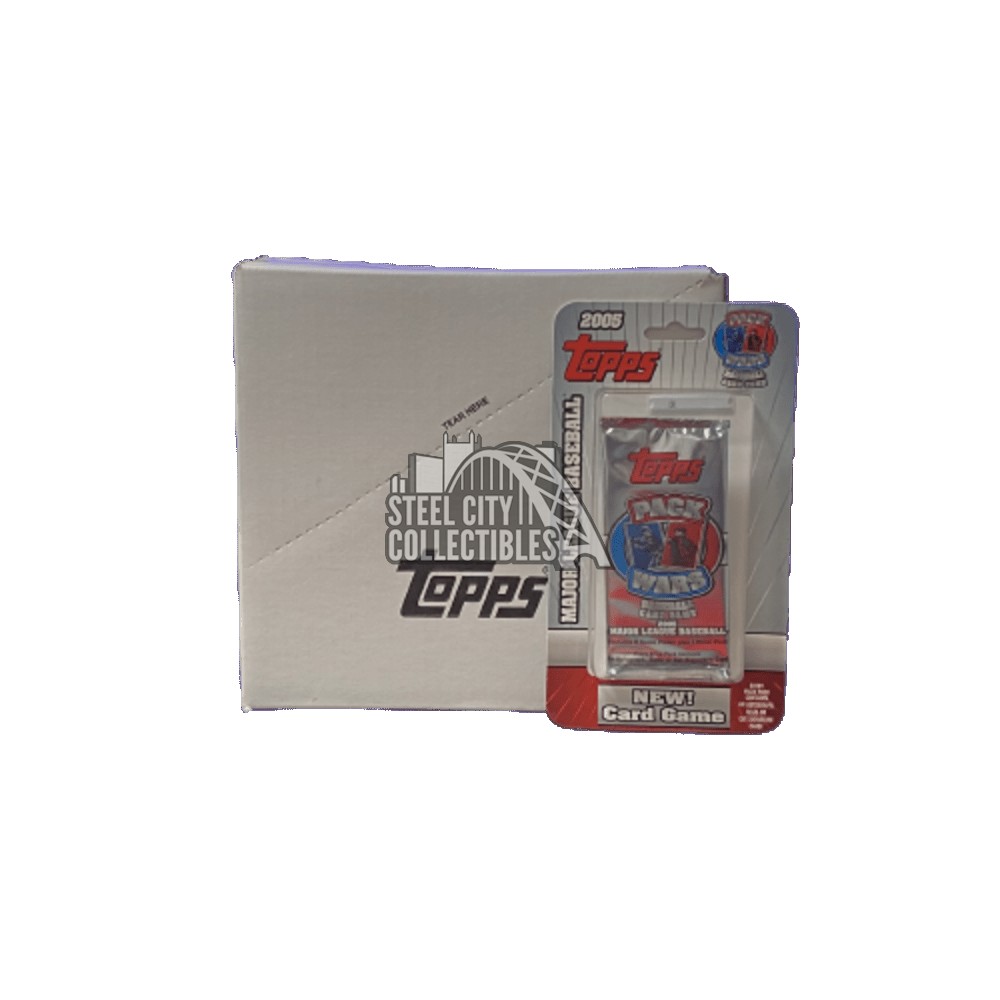 2005 Topps Pack Wars Baseball 12 Blister Pack Box | Steel City Collectibles