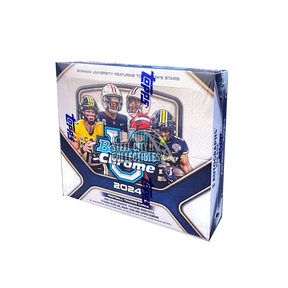 2024 Bowman University Chrome Football Hobby Jumbo Box | Steel City ...