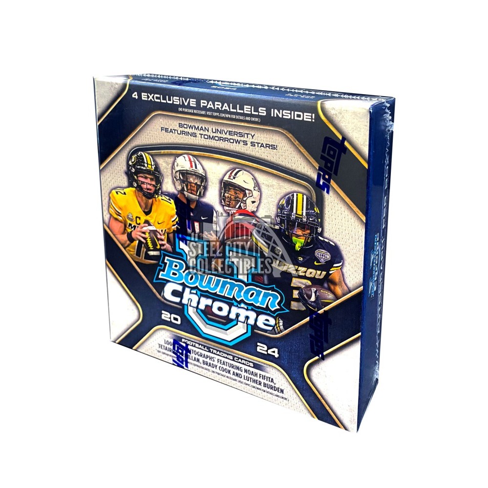 2024 Bowman University Chrome Football Monster Box | Steel City ...