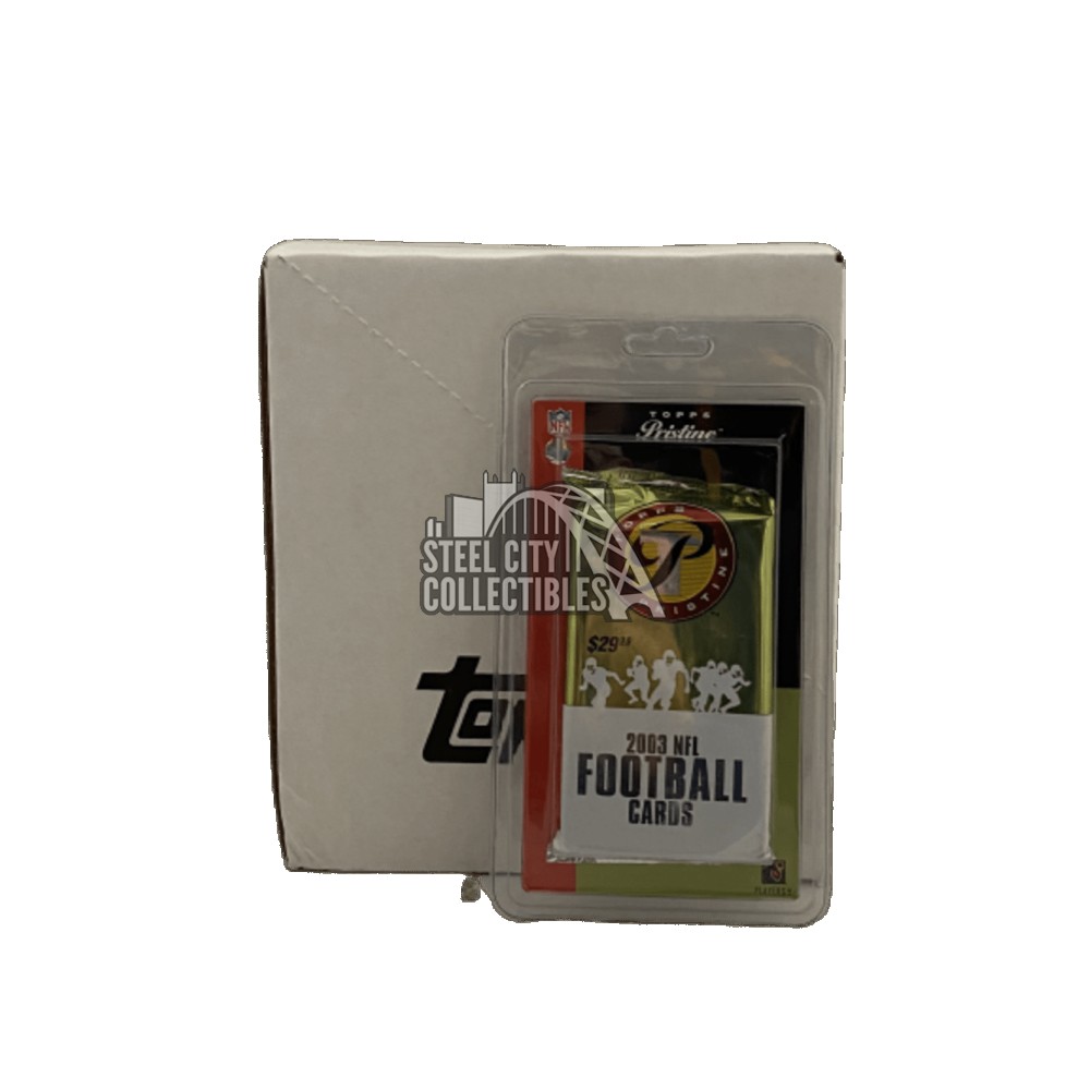 2003 Topps Pristine Football Blister 12-Pack Box | Steel City Collectibles