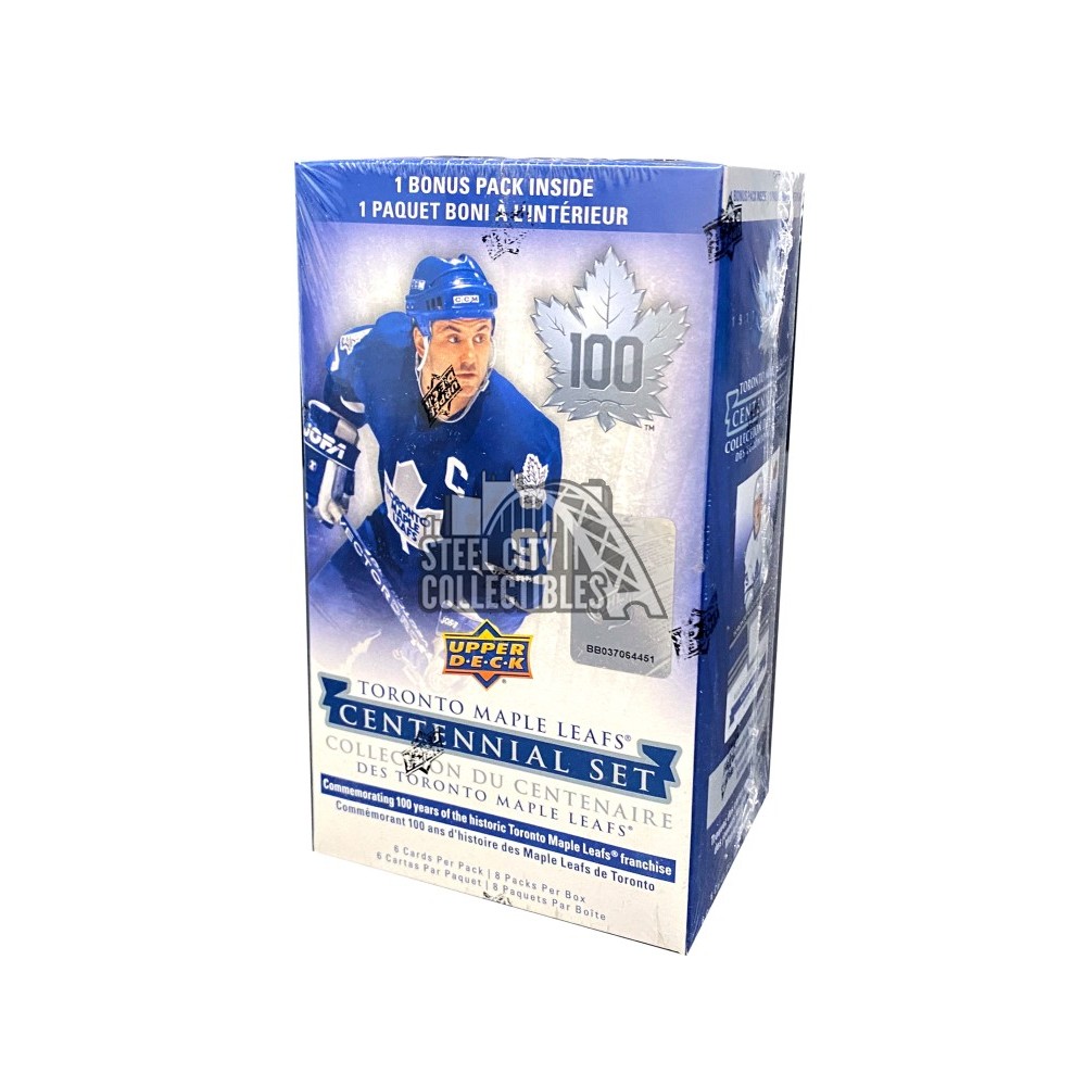2017-18 Upper Deck Toronto Maple Leafs Centennial Hockey 8-Pack Blaster ...