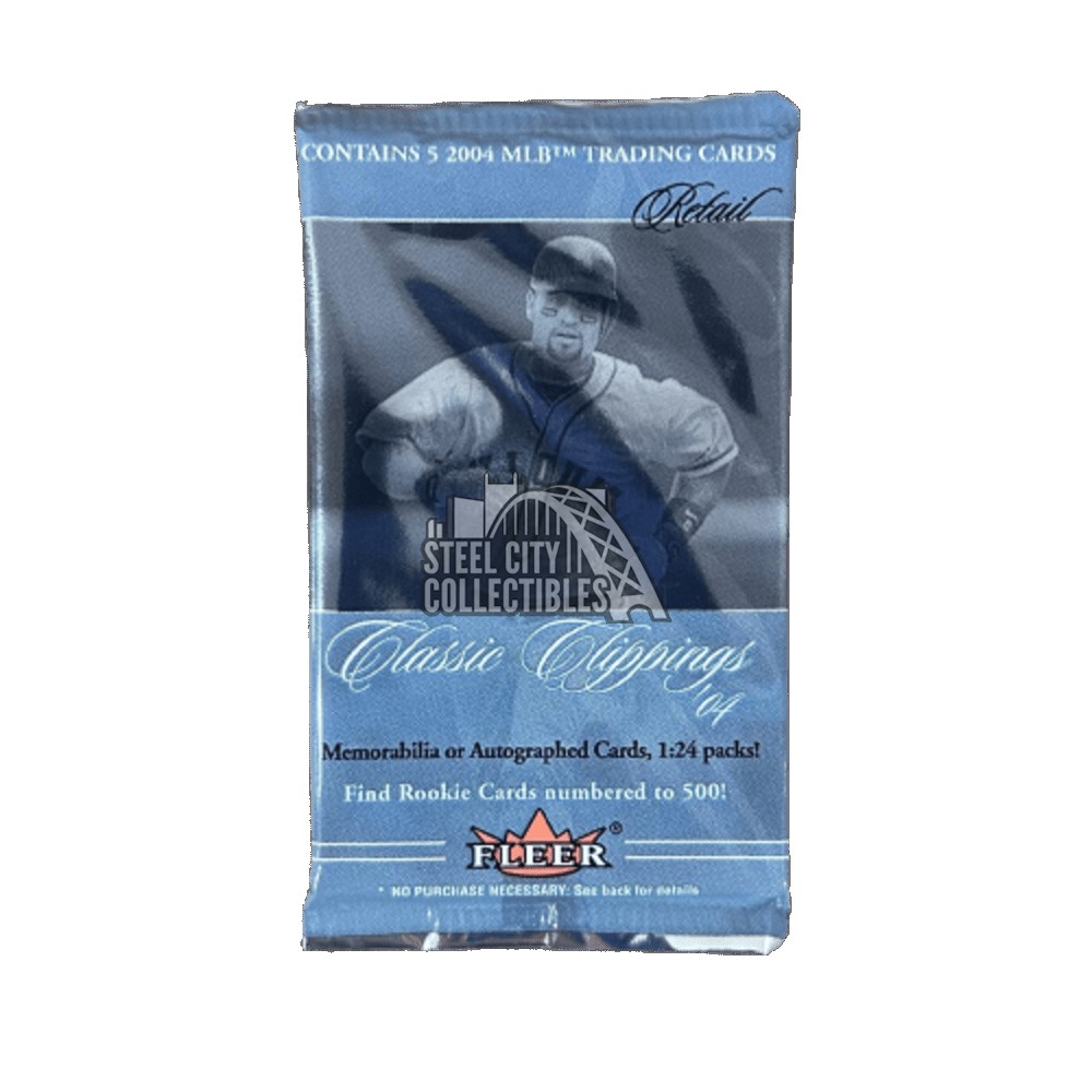 2004 Fleer Classic Clippings Baseball Retail Pack | Steel City Collectibles