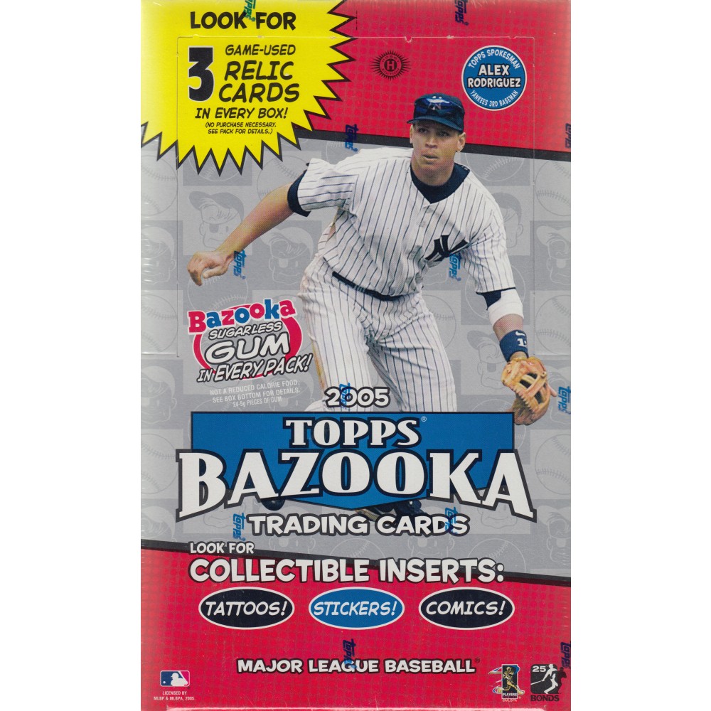 2005 Topps Bazooka Hobby Baseball Box | Steel City Collectibles